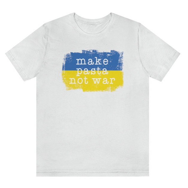 Make Pasta not War Tee | gf-pasta.com